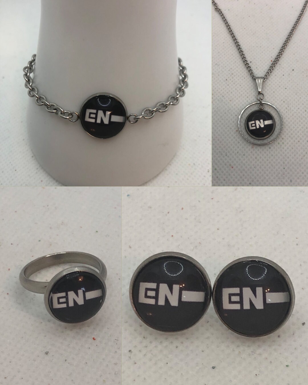 Stainless Steel ENHYPEN Jewelry Set - Etsy