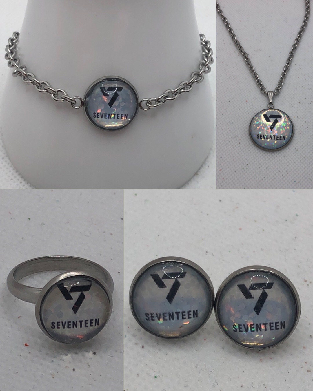 Seventeen Holographic Jewelry Set - Etsy
