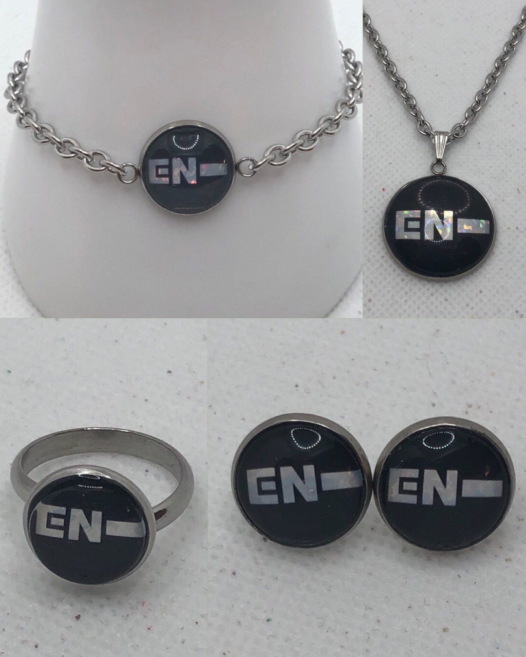 Enhypen Holographic Jewelry Set - Etsy