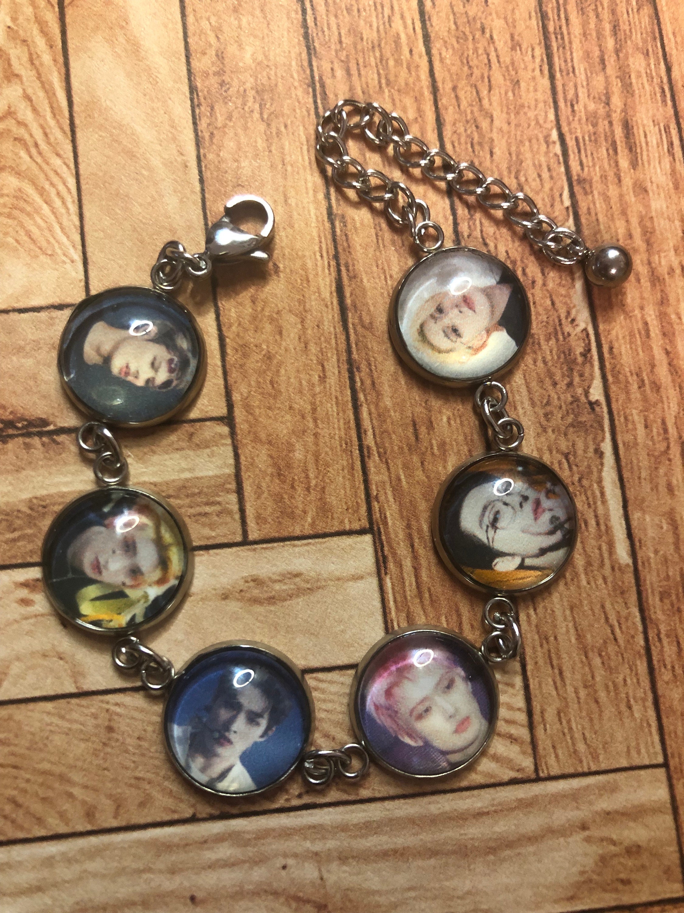 Stainless Steel MINGI ateez Photo Bracelet - Etsy