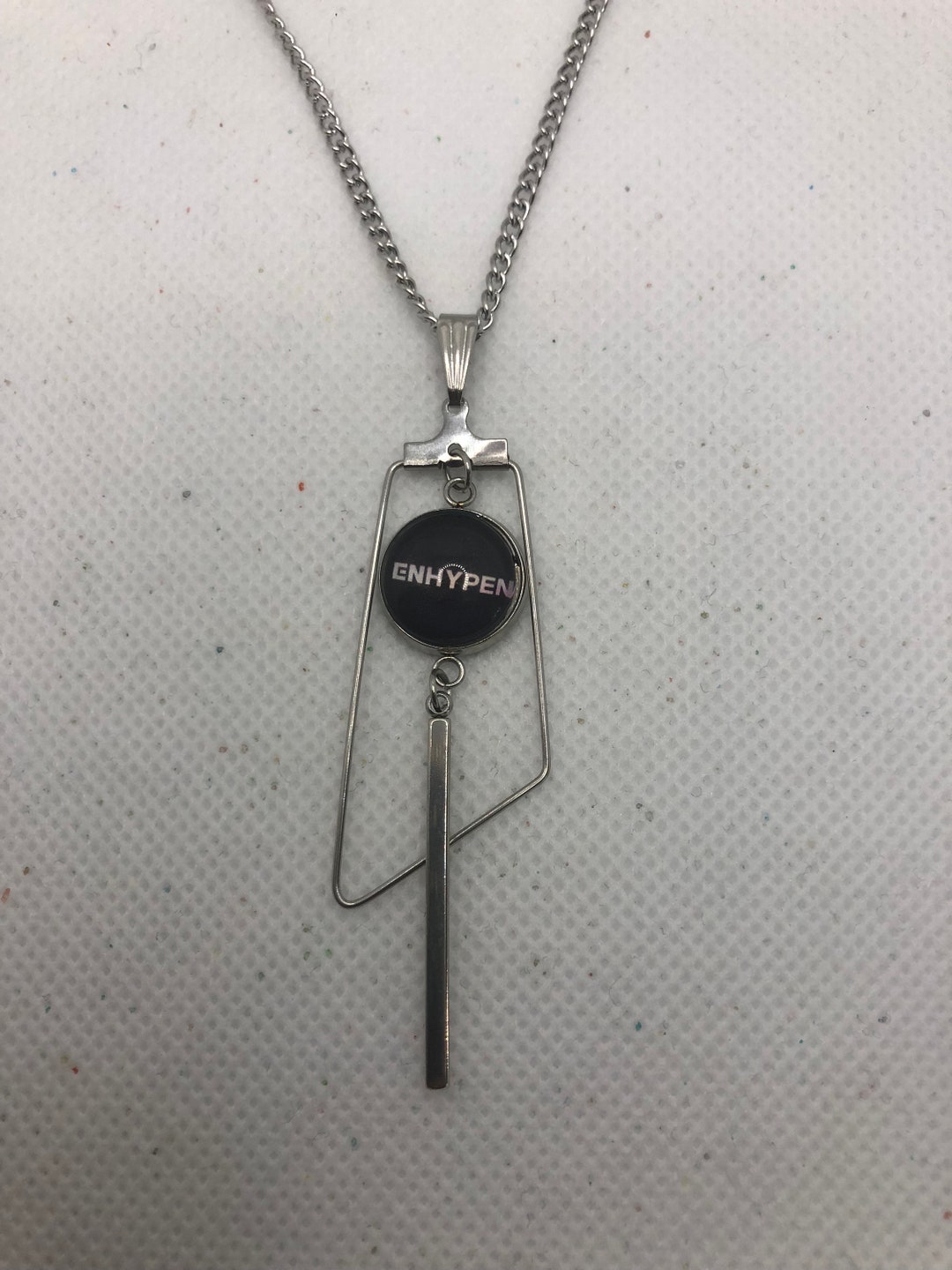 Enhypen Logo Geometric Necklace - Etsy