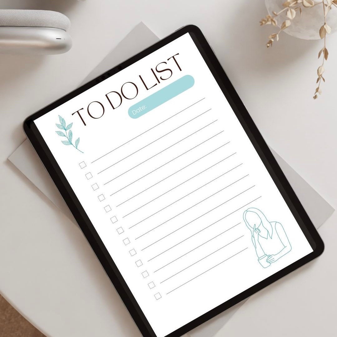 To Do List, Printable TO Do, Instant Download to Do List, Daily Planner ...
