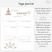 Daily Yoga Journal, Yoga Journal, Yoga, Habit Tracker, Yoga Log, Yoga ...