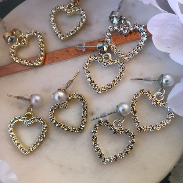 Rhinestone Stud - Etsy