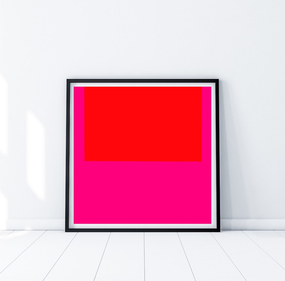 Abstract Square Art Print | Color Block Art | Printable Art | Digital ...
