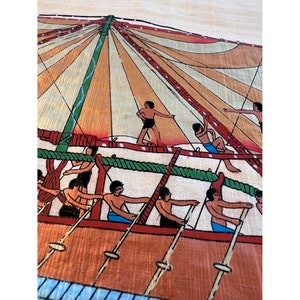 The Sailing Boat of Pharaoh Hatshepsut on Nile, Ancient Egyptian ...