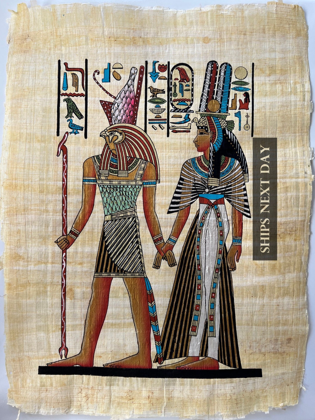 Egyptian Queen Nefertari and God Horus Sacred Ritual - Etsy