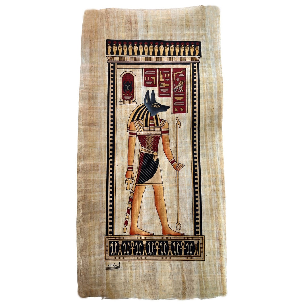 Anubis Portrait Painting Jackal-headed God of Dead, for Kids Room Home ...