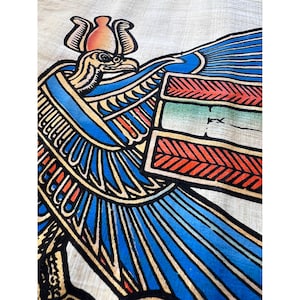 Ancient Symbolism in Eye of Ra Papyrus Art, Mystical Illumination ...
