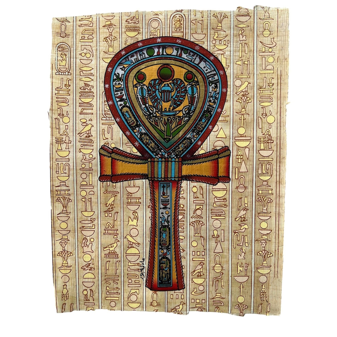 Ankh • Endless Life • Egyptian Crafts - Egyptian Art - Egyptian Papyrus ...