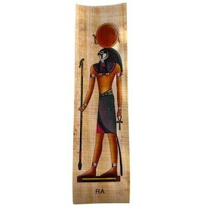 Ra Papyrus Bookmark • Ancient Egypt Sun God, Educational History - Etsy