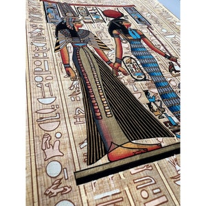 Queen Nefertari and Goddess Isis Sacred Ritual • Egyptians Gods Union ...