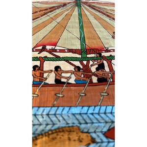 The Sailing Boat of Pharaoh Hatshepsut on Nile, Ancient Egyptian ...