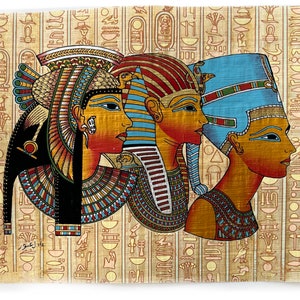 Cleopatra-tutankhamen-nefertiti • Cleopatra in Royal Vulture Crown ...