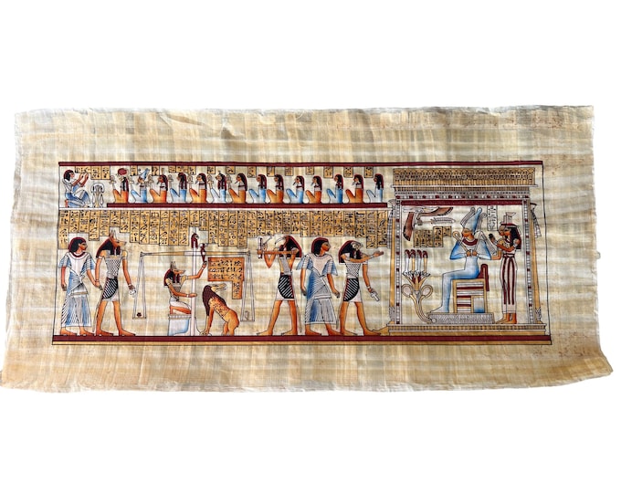 Last Judgement of Hunefer From His Tomb, Book of the Dead, Extra Large ...