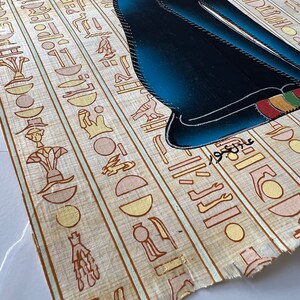 Bastet Papyrus Egypt Cat Wall Art Ancient Black Cat - Etsy