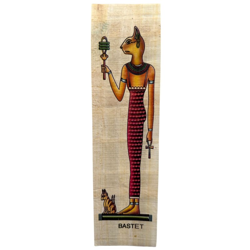 Papyrus Egyptian Cat - Etsy