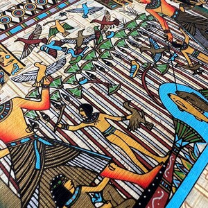 Nebamun Hunting and Fishing in Boat With Hatshepsut and Daughter on ...