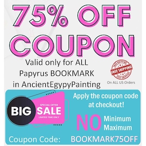 THOTH Bookmark • God of Wisdom, Scribes, and Writing • Egyptian Papyrus ...