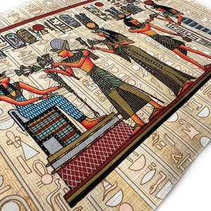 Hieroglyphs Papyrus Pharaonic Papyrus Painting Authentic Papyrus Art of ...
