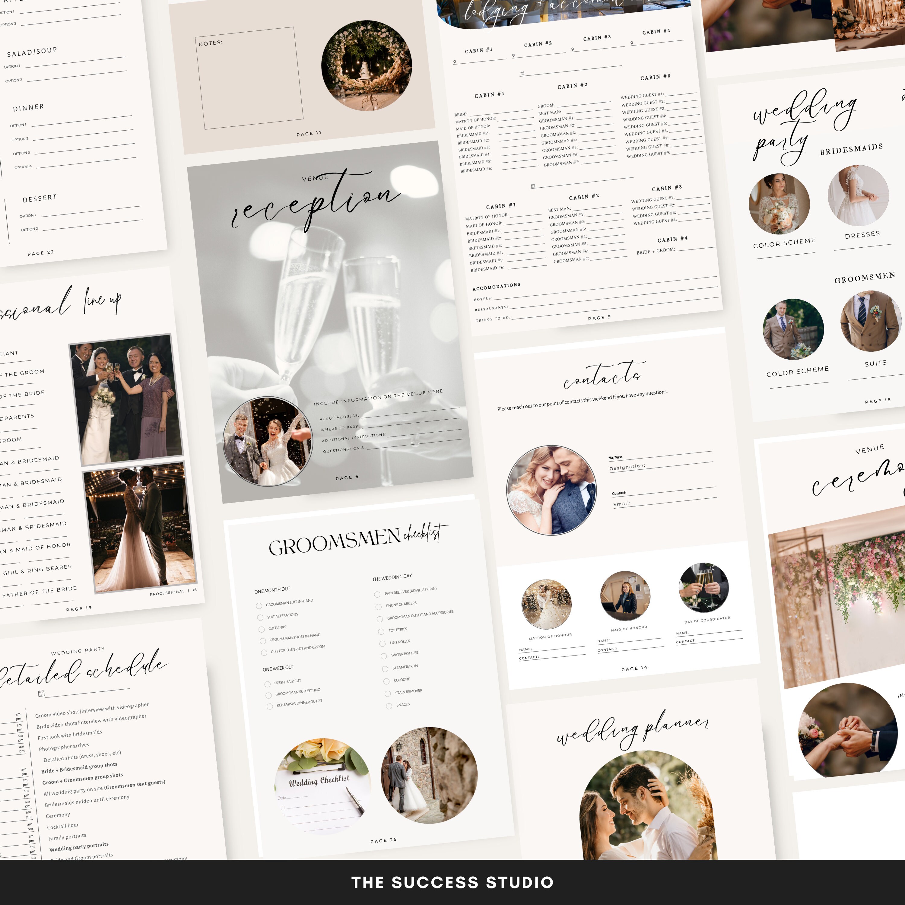 Editable Wedding Day Binder, Wedding Countdown, Wedding to Do List, All ...