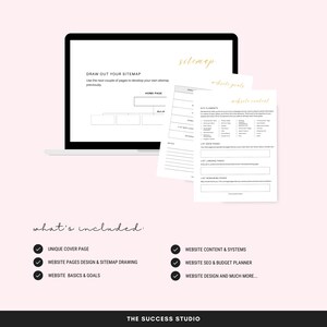 Website Planner, Website Design, Website Planning, Planning Workbook ...