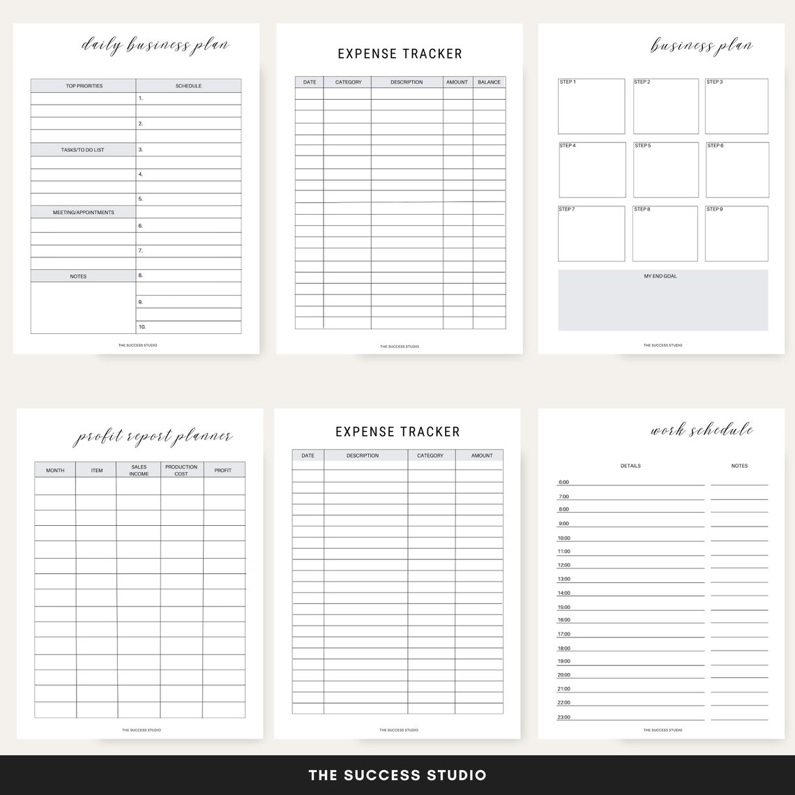 Coaching Planner Printable, Life Coach, Business Planner Template ...