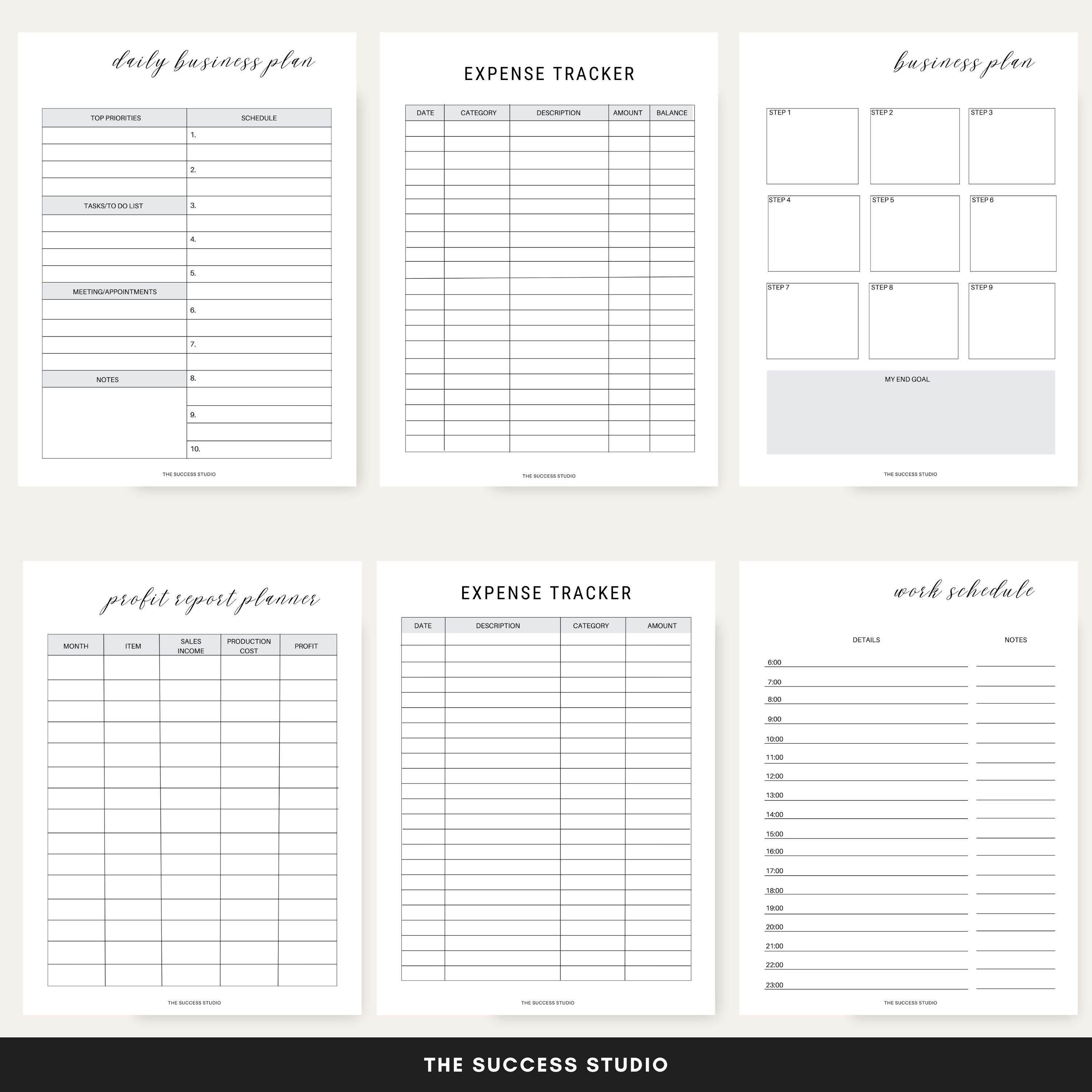 Coaching Planner Printable, Life Coach, Business Planner Template ...