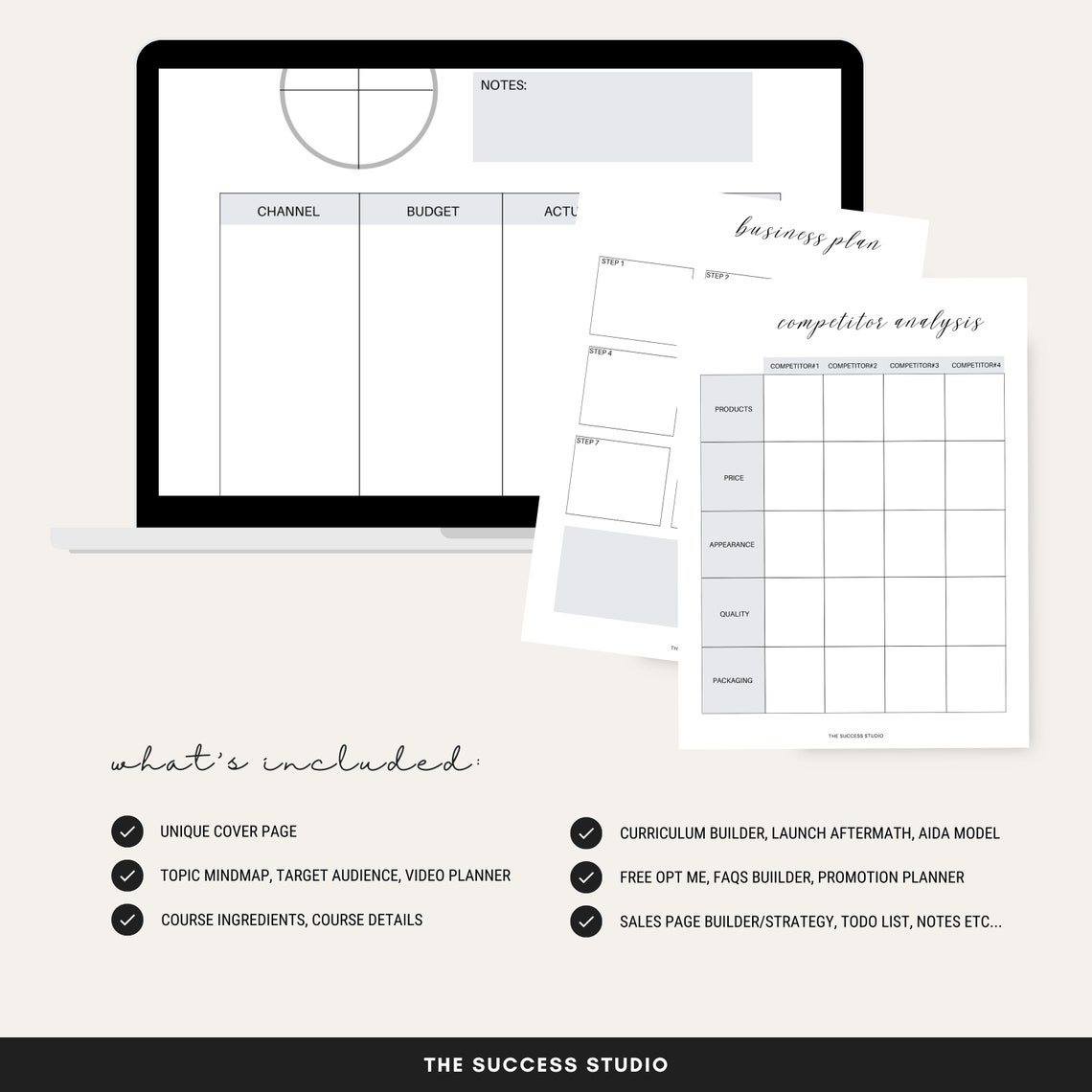 Coaching Planner Printable, Life Coach, Business Planner Template ...