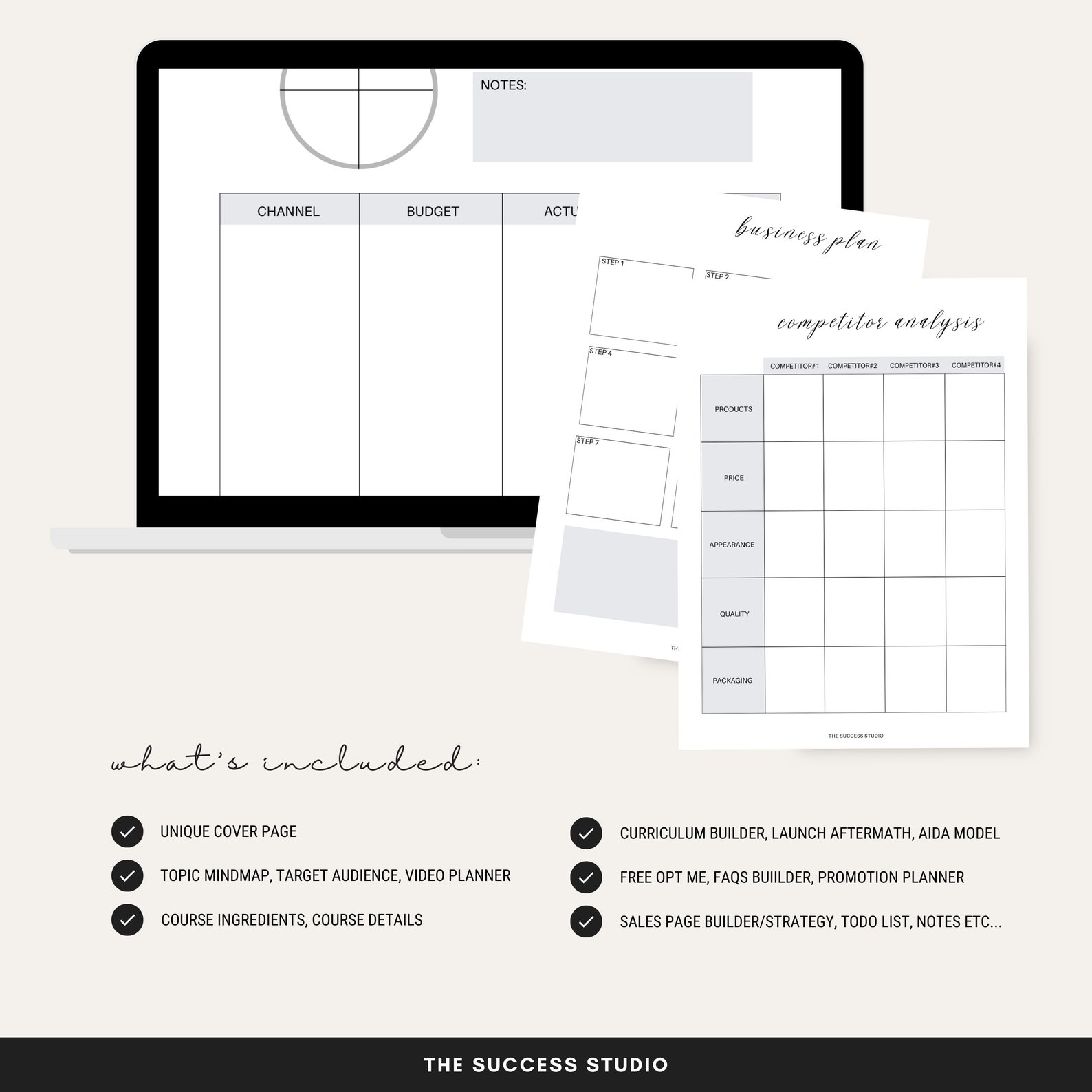 Coaching Planner Printable, Life Coach, Business Planner Template ...
