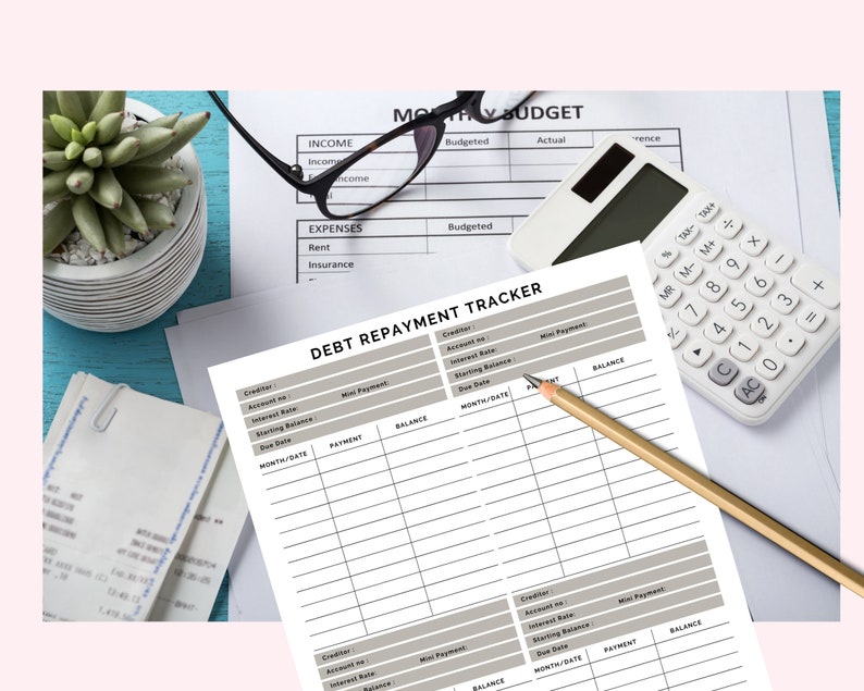 Debt Payoff Tracker, Debt Snowball, Snowball Debt Tracker Editable ...