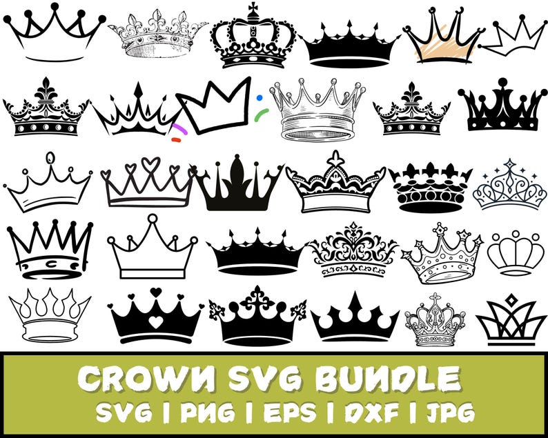 Royal Crown SVG File, King Crown SVG, Queen Crown SVG, Princess Tiara ...