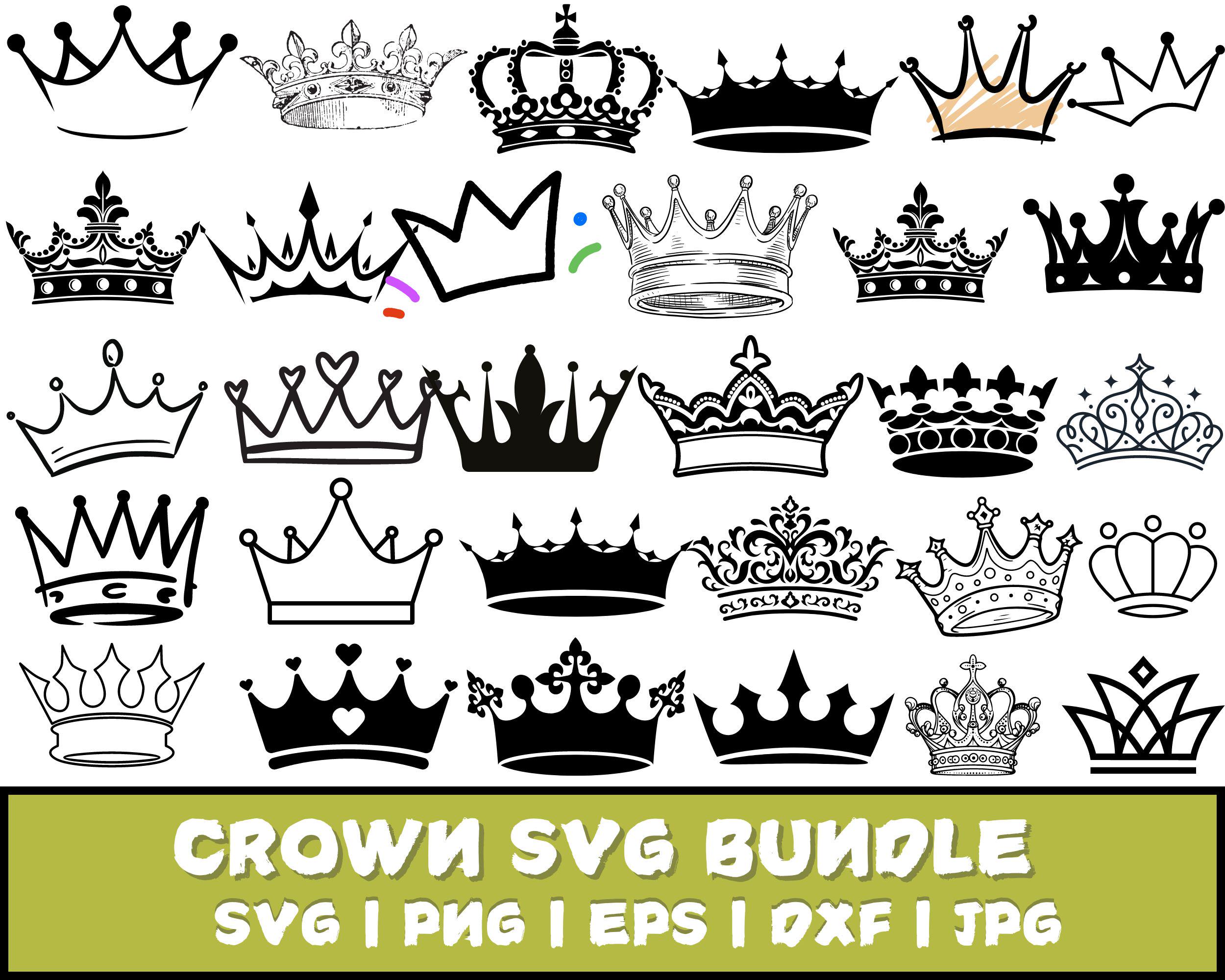Royal Crown SVG File, King Crown SVG, Queen Crown SVG, Princess Tiara ...