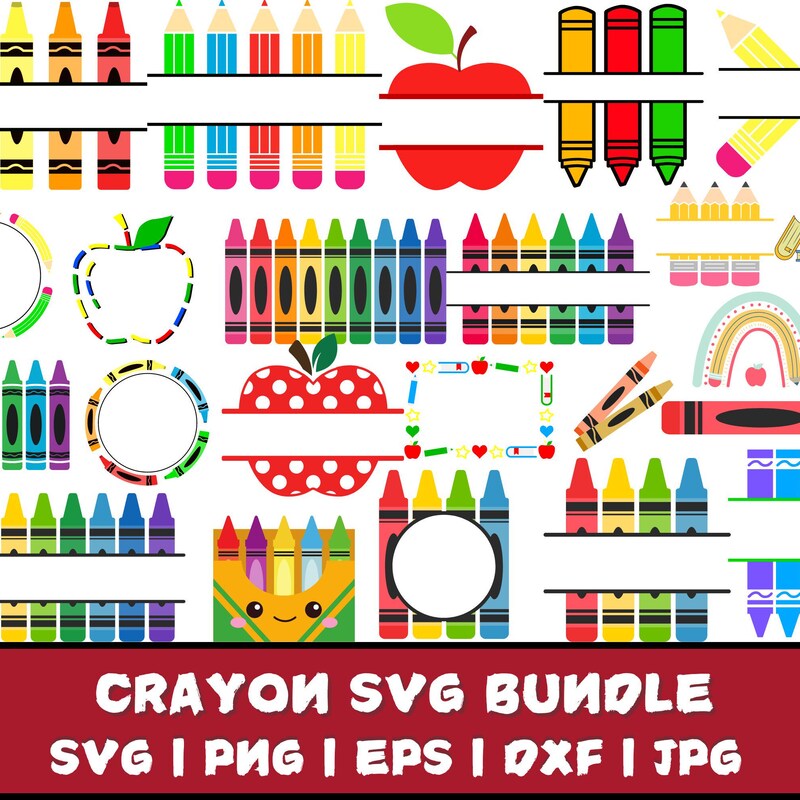Crayola Crayon Svg - Etsy