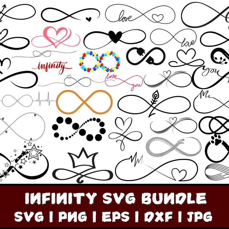 Infinity Paw Svg - Etsy