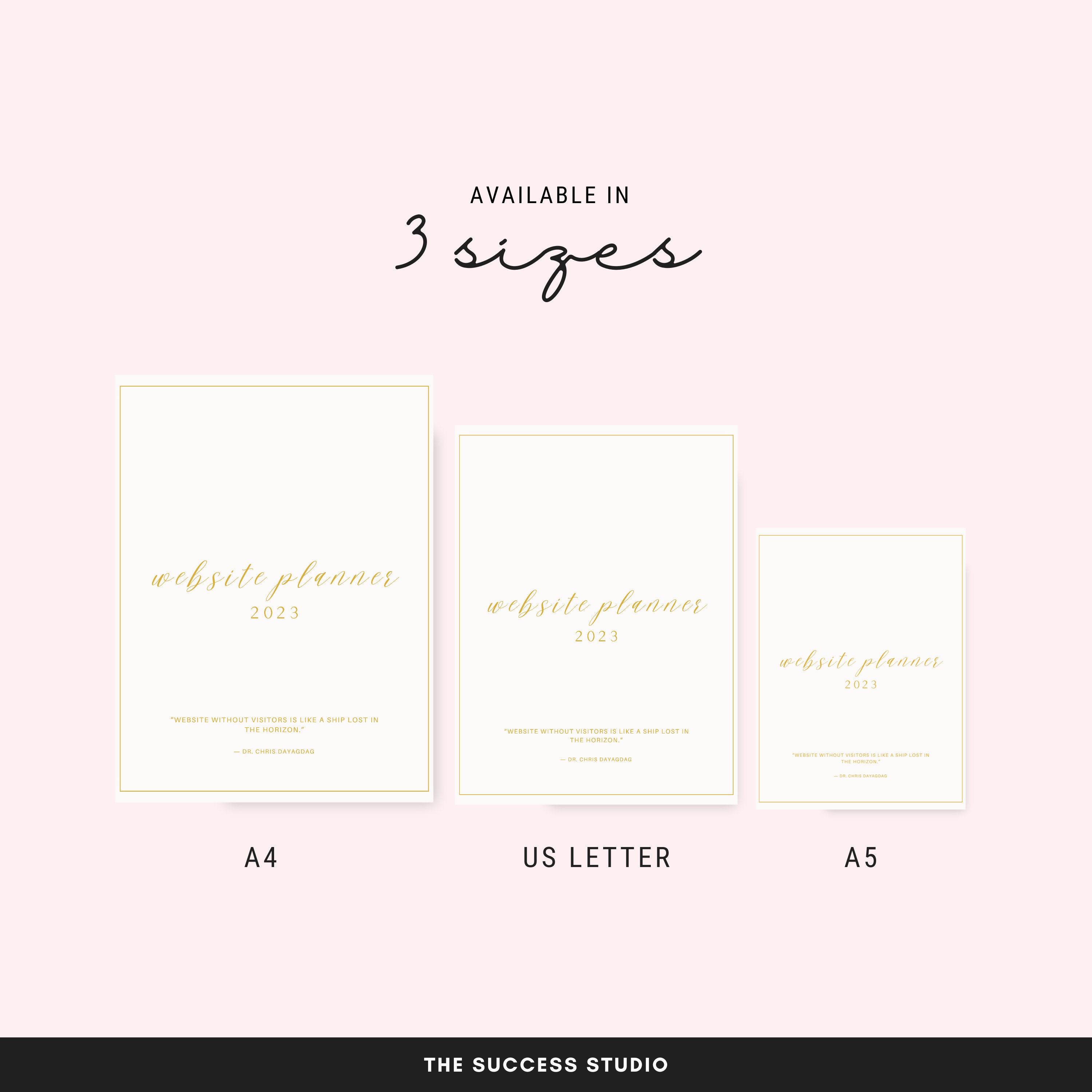 Website Planner, Website Design, Website Planning, Planning Workbook ...