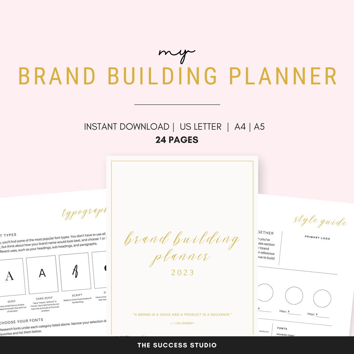Small Business Plan, Printable Planner, Etsy Planner, Planner PDF ...