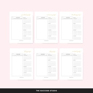 Website Planner, Website Design, Website Planning, Planning Workbook ...