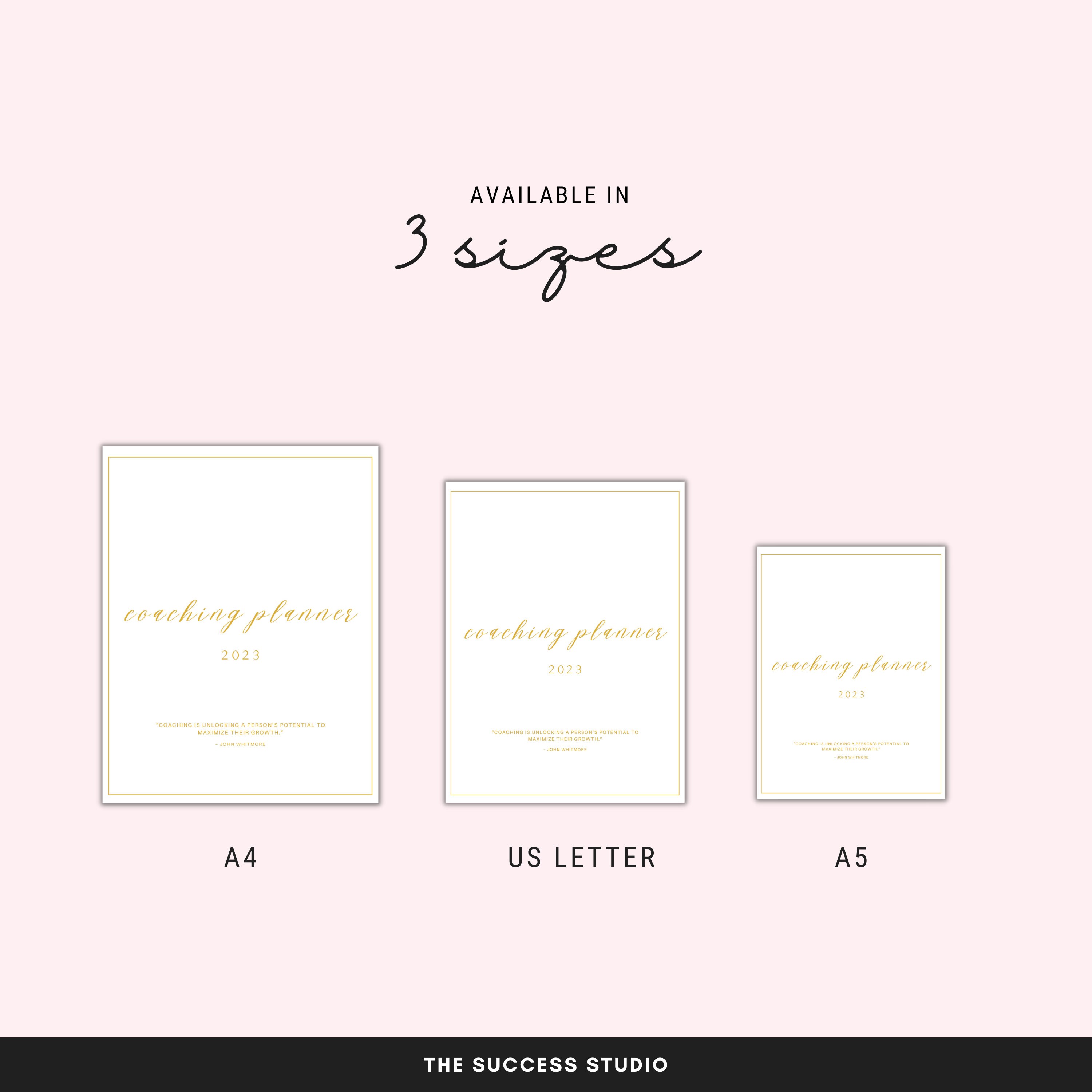 Coaching Planner Printable Printable Life Coach Journal Pages Wellness ...