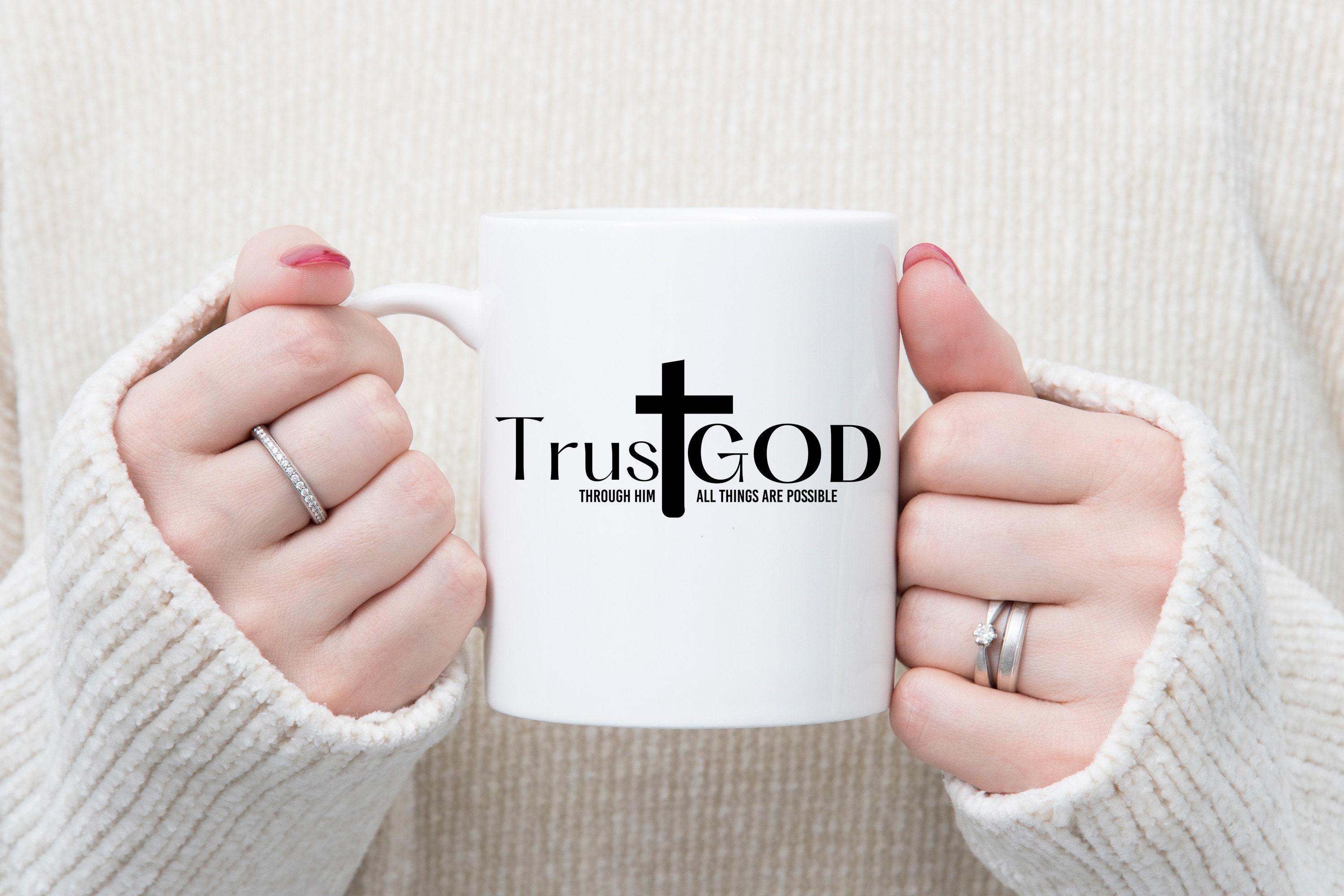 Trust God SVG PNG, Christian Svg, Jesus Svg, Inspirational Svg ...