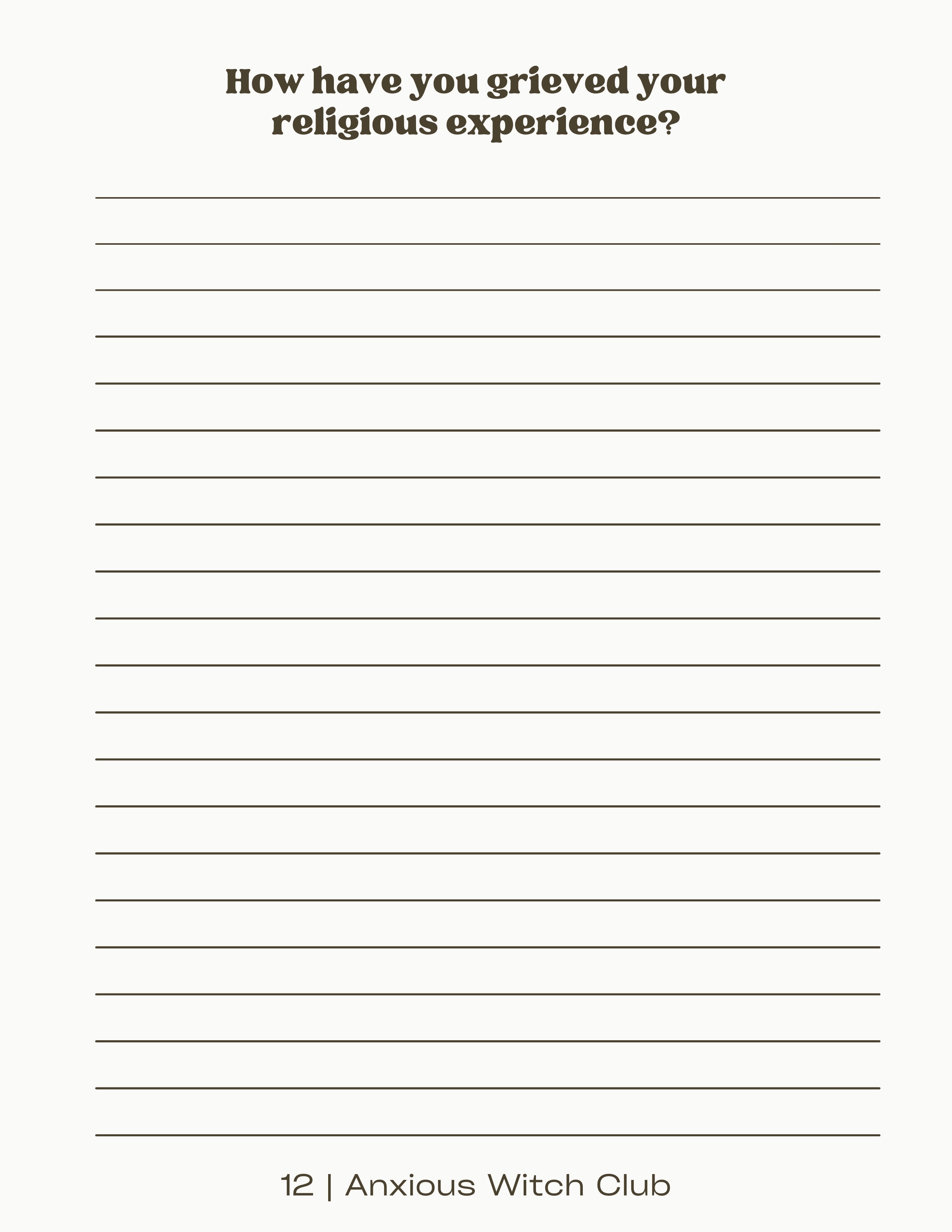 30 Day Religious Trauma Processing Journal - Etsy