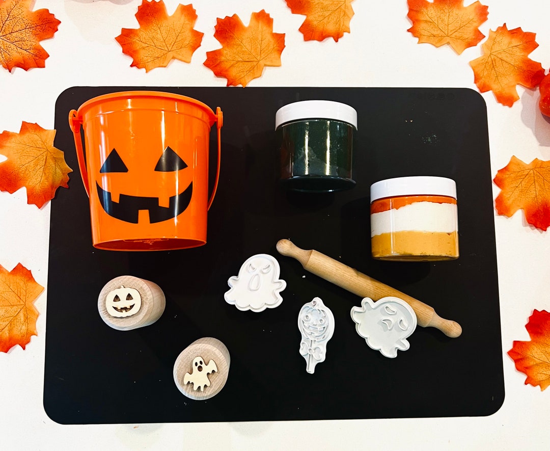Halloween Play Dough Kit - Etsy