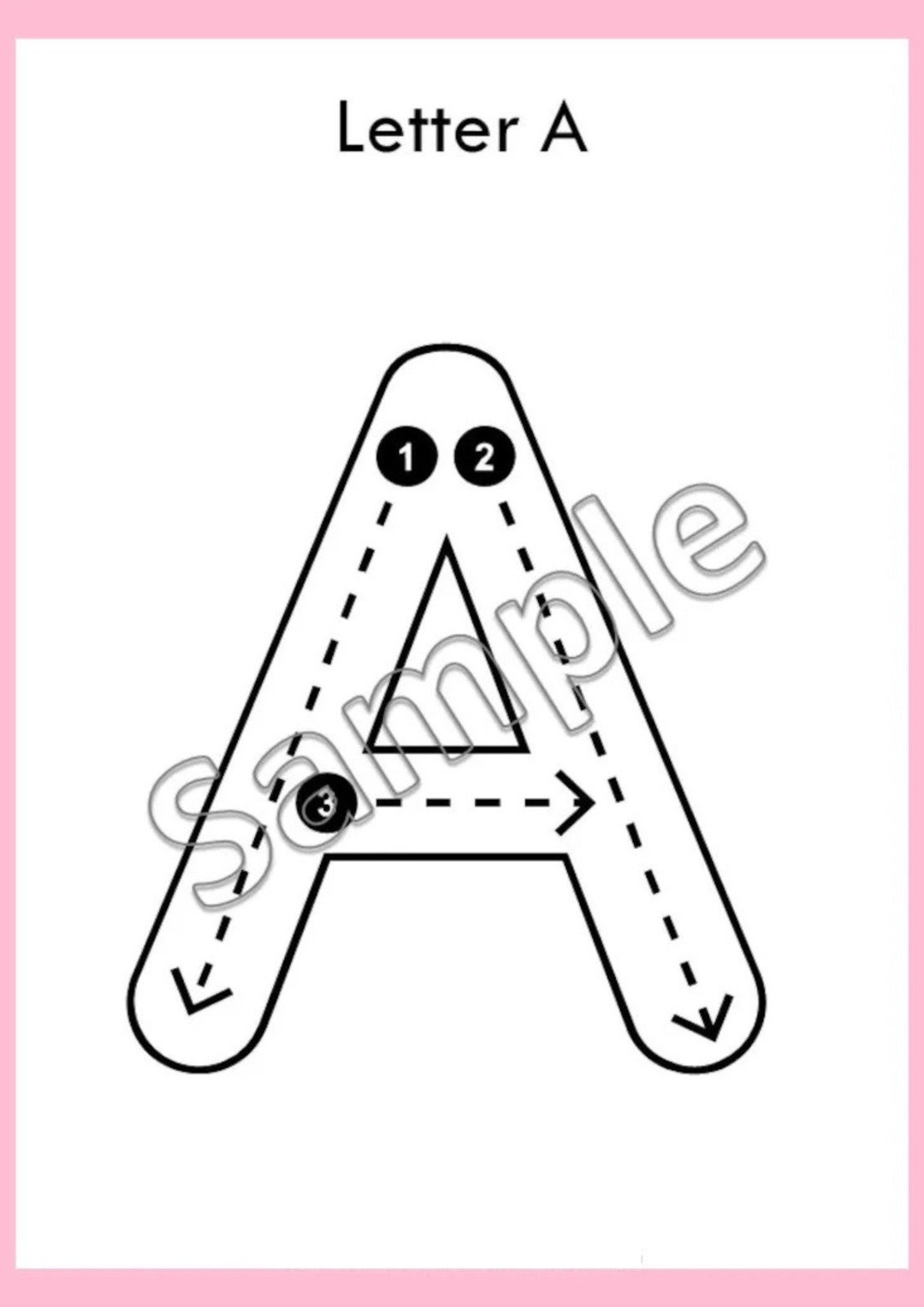 Alphabet Tracing Worksheet Printable, ABC (uppercase) Full Page Tracing ...