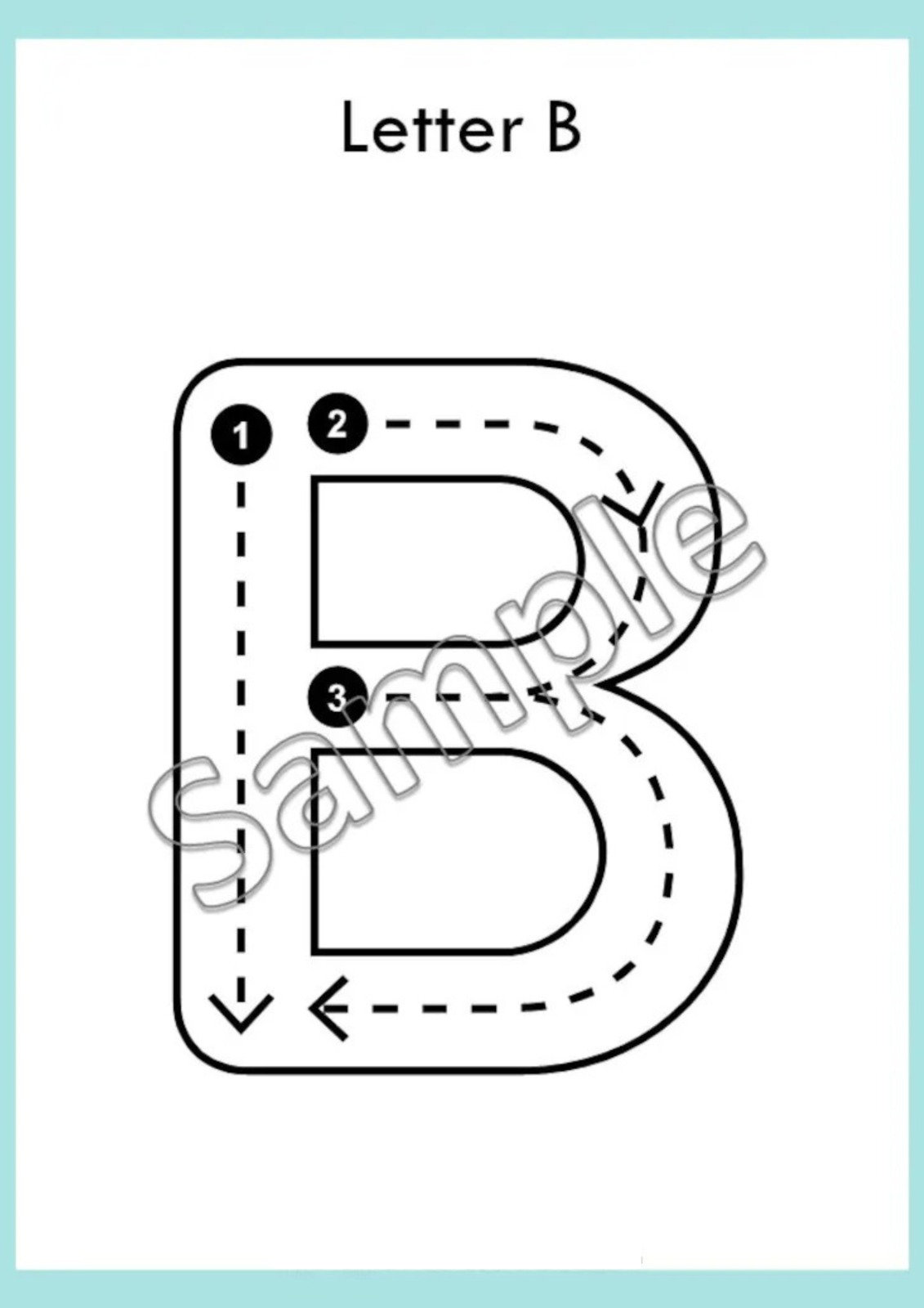 Alphabet Tracing Worksheet Printable, ABC (uppercase) Full Page Tracing ...