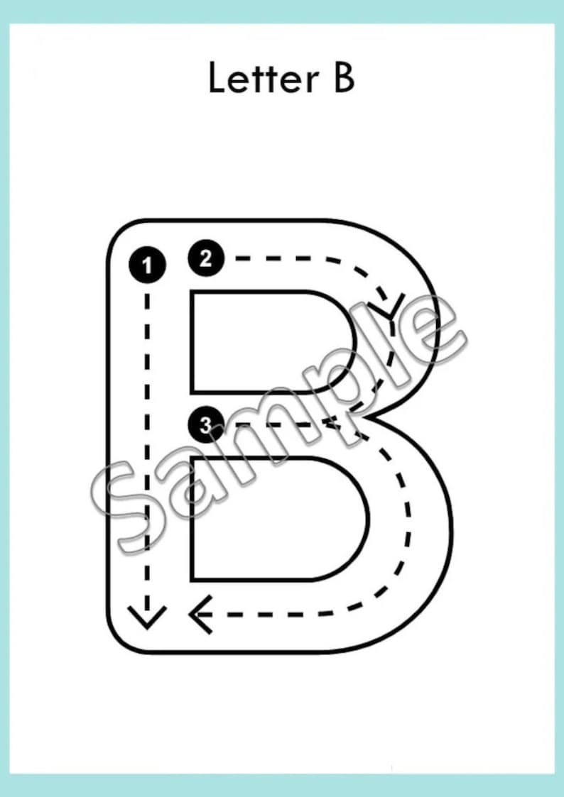 Alphabet Tracing Worksheet Printable, ABC (uppercase) Full Page Tracing ...