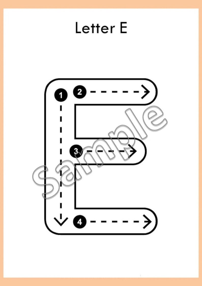 Alphabet Tracing Worksheet Printable, ABC (uppercase) Full Page Tracing ...