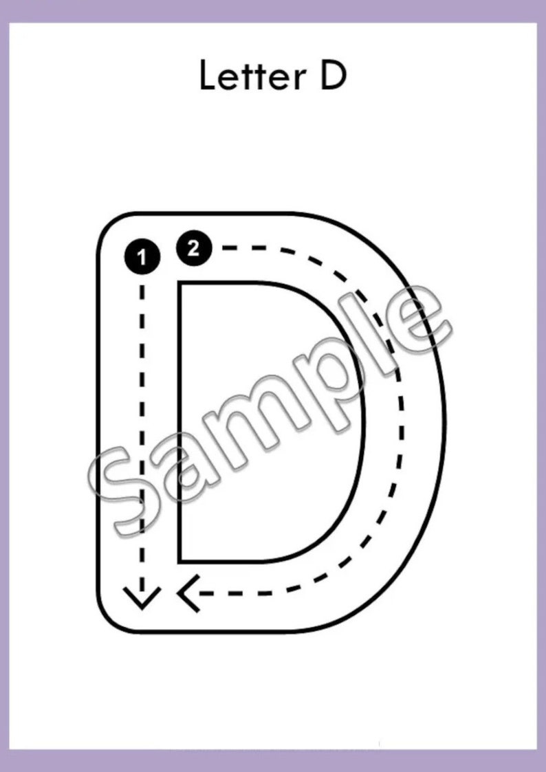 Alphabet Tracing Worksheet Printable, ABC (uppercase) Full Page Tracing ...