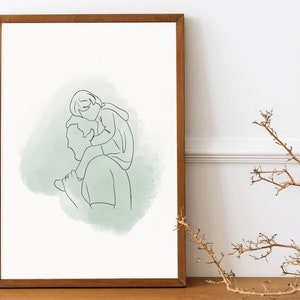 One Line Drawing, Minimalist Single Line Art, Abstract Continuous Line ...