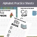 26 Upper & Lowercase Alphabet Letter Printable Worksheets, Letter ...