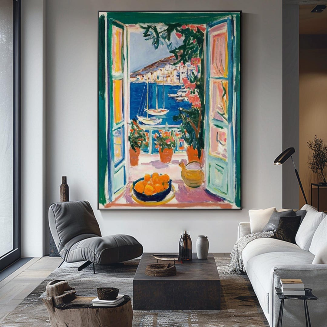 Henri Matisse the Open Window Canvas Wall Art, Henri Matisse Style ...